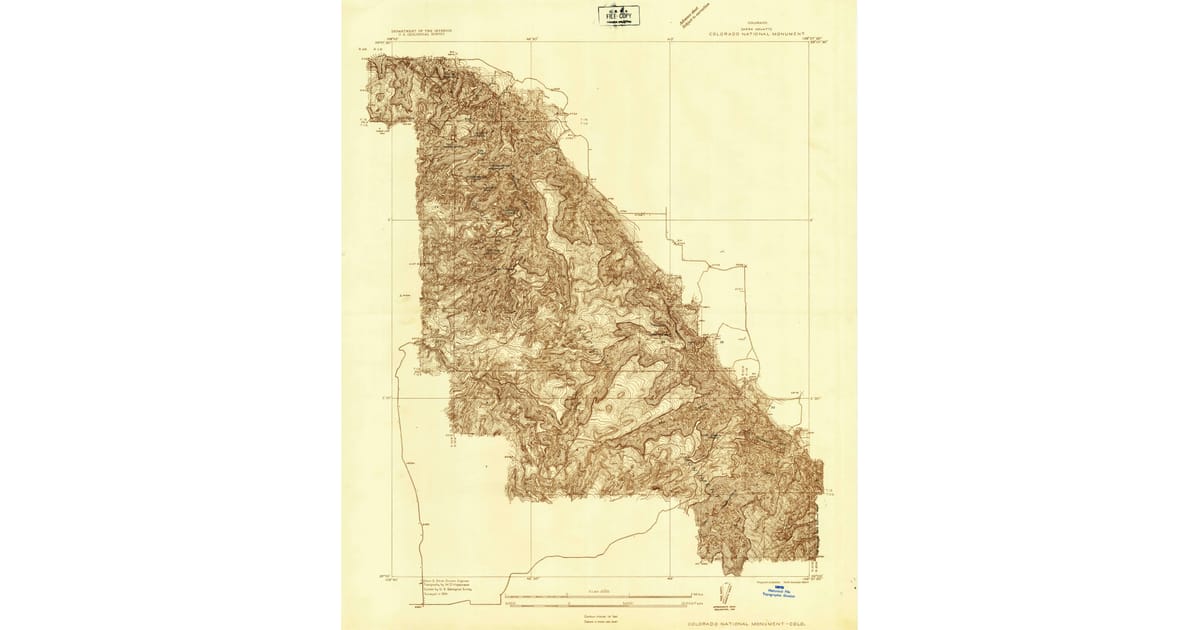 Old Historical Maps of Monument Village, Mesa County | Pastmaps