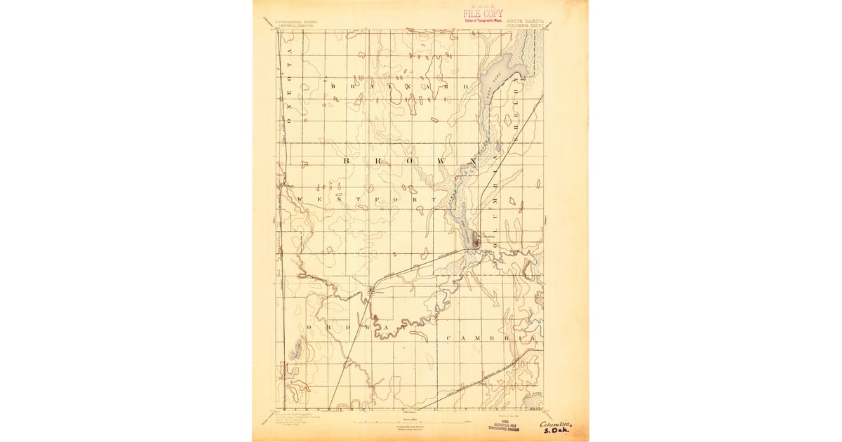 Old Maps of Ordway, Ordway Township for Hiking & Exploration | Pastmaps