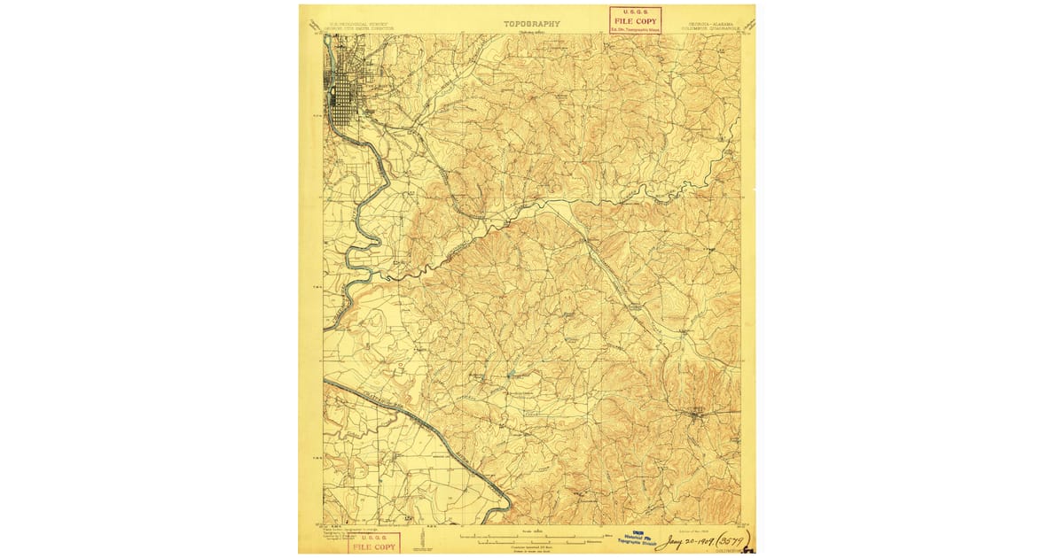 Old Maps of Parkchester, Columbus for Genealogy | Pastmaps