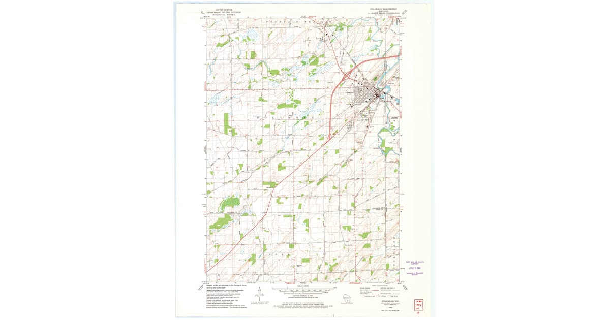 1980s Maps of Elba, WI | Pastmaps