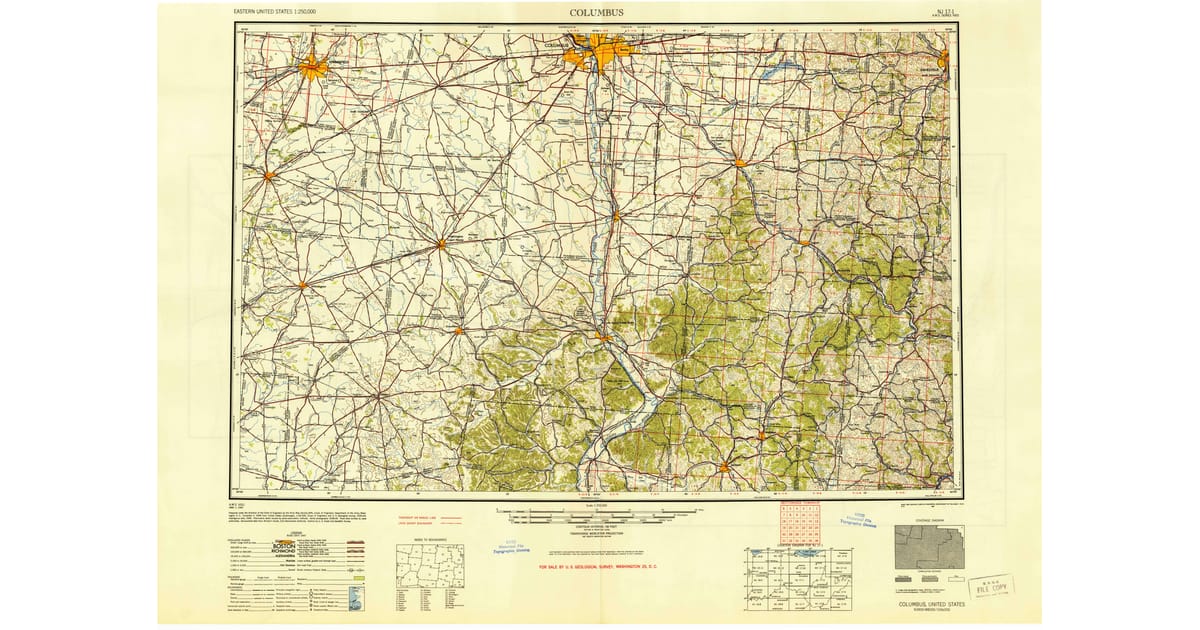 1940s Maps of Logan, OH | Pastmaps