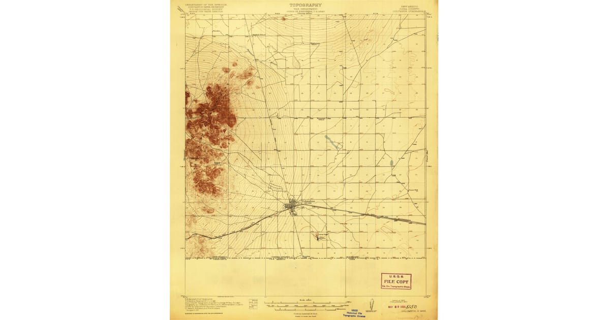 Old Historical Maps of Columbus, NM | Pastmaps