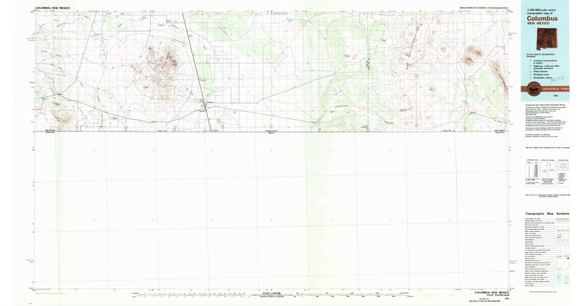 1980s Maps of Luna County, NM | Pastmaps