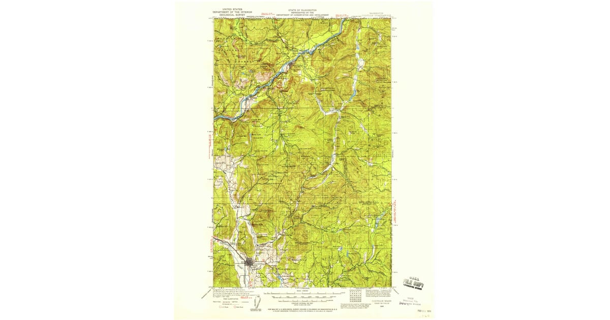 Old Maps of Aladdin, WA | Pastmaps