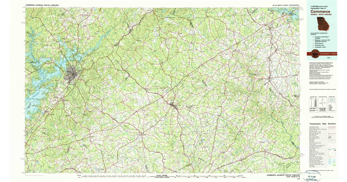 1970s Maps of Royston, GA | Pastmaps