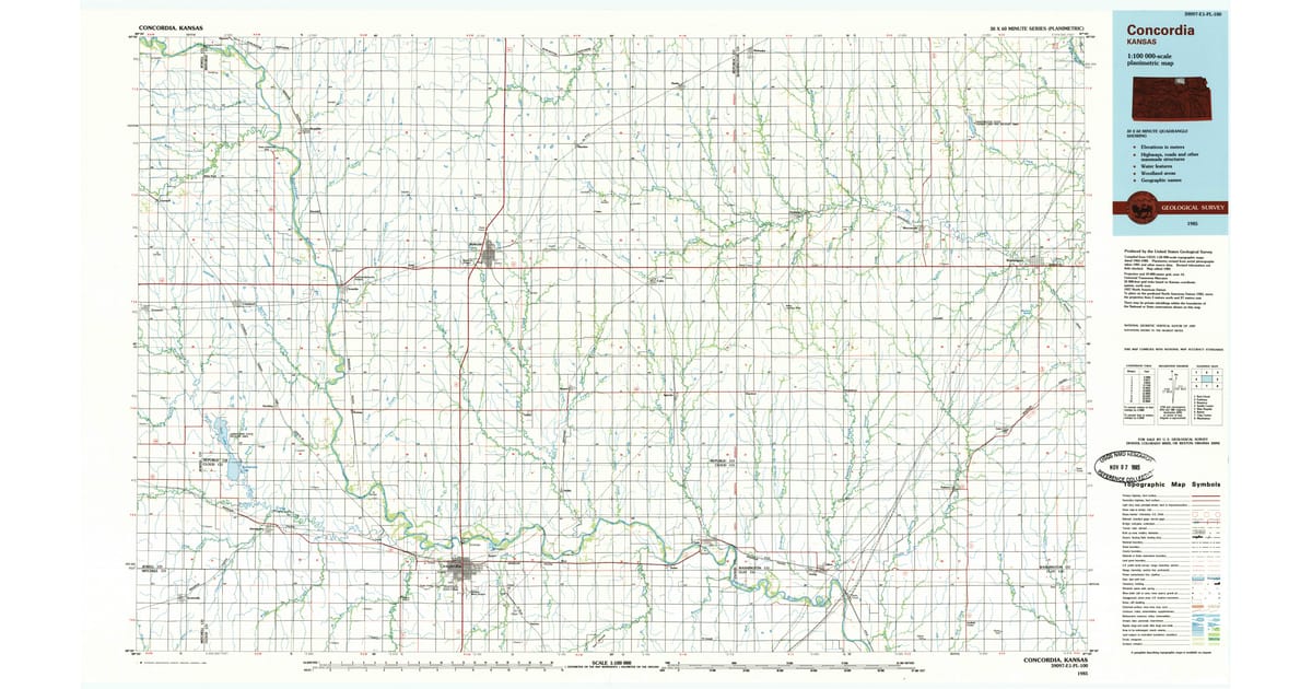1980s Maps of Scandia, KS | Pastmaps