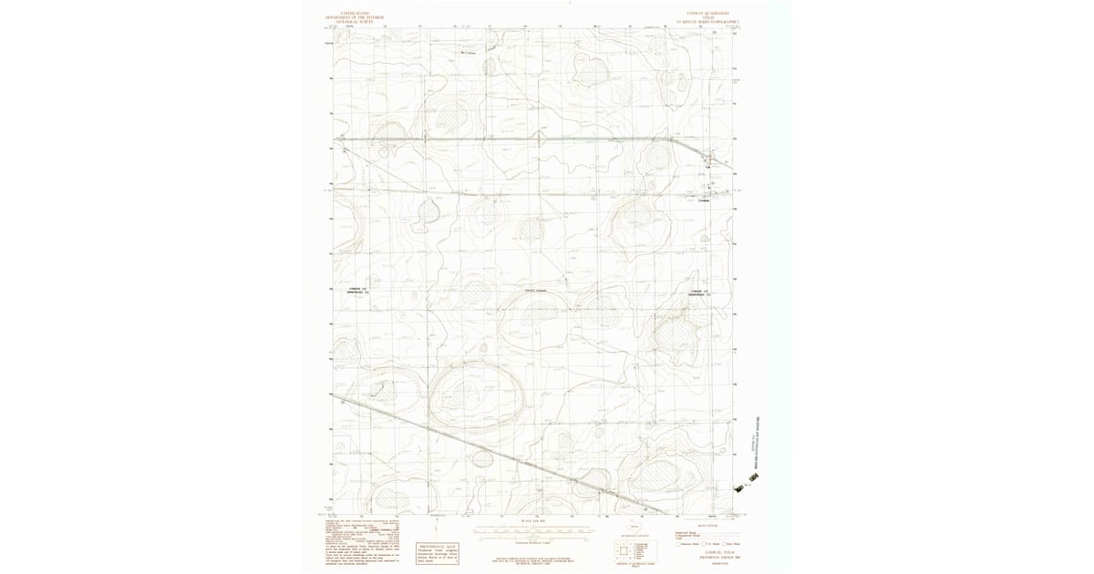 1983 Map of Conway, Carson County, TX — High-Res | Pastmaps