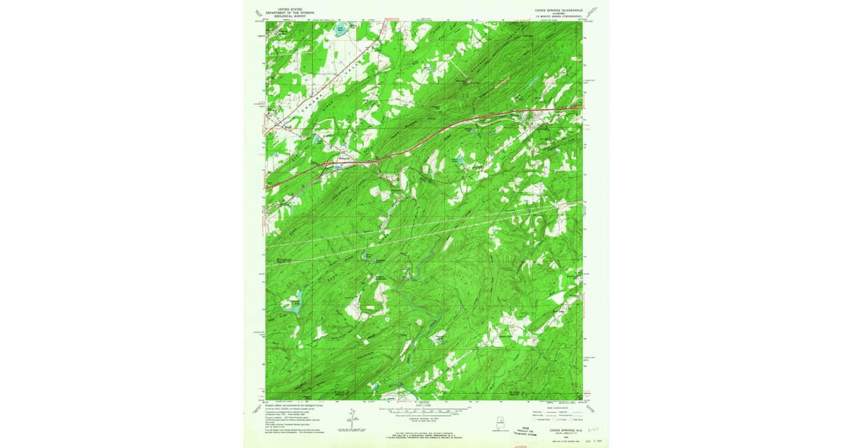 1960s Maps of Moody, AL | Pastmaps