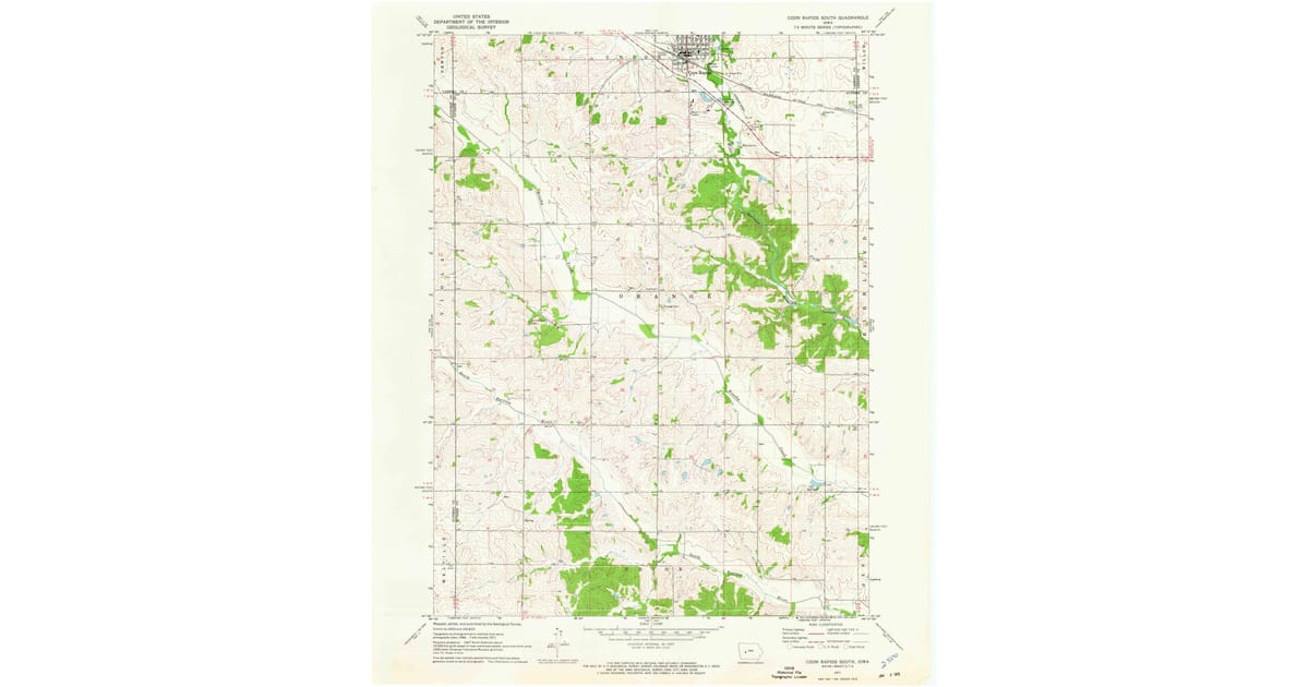 1970s Maps of Coon Rapids, IA | Pastmaps
