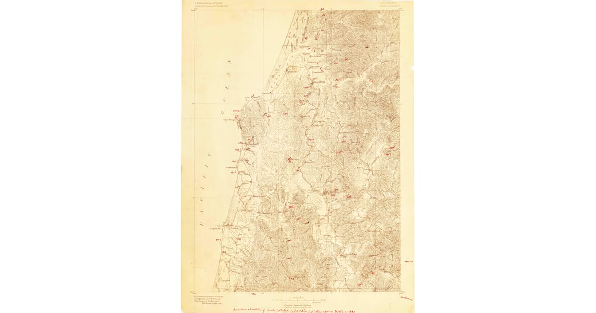 Old Maps of Coos County, OR | Pastmaps