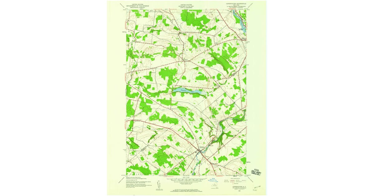 1940s Maps of Pinckney, NY | Pastmaps