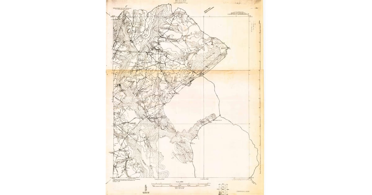 1919 Map of Cordesville, Berkeley County, SC — High-Res | Pastmaps