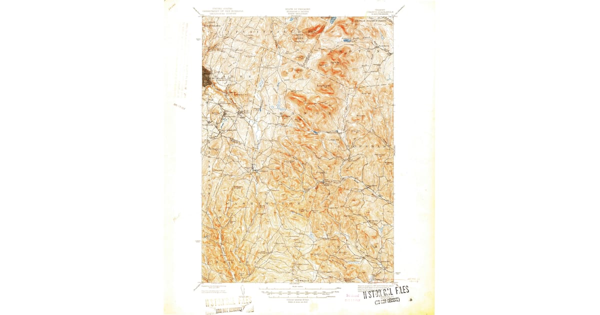 Old Maps of Orange, VT | Pastmaps