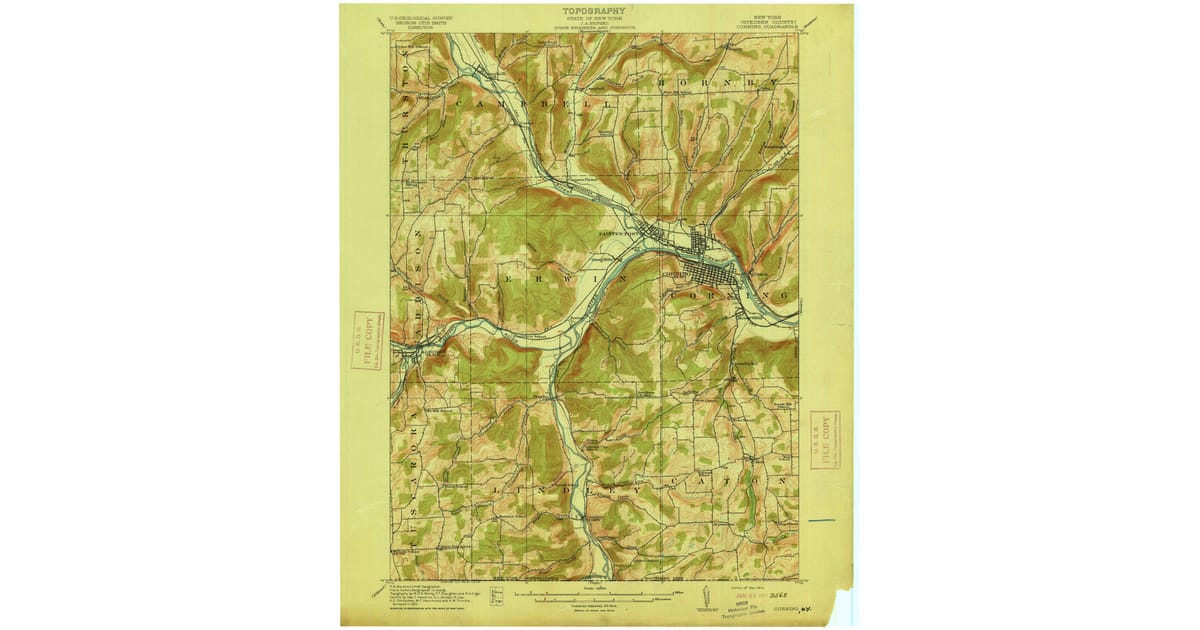 1900s (20th Century) Maps of Gang Mills, Erwin | Pastmaps