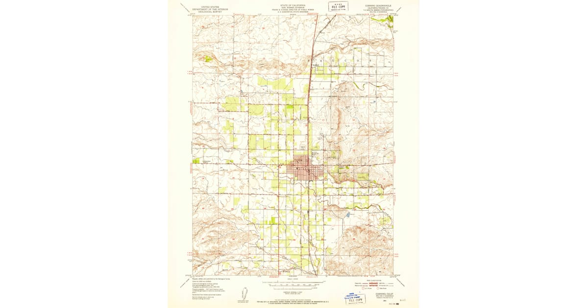 1950s Maps of Richfield, CA | Pastmaps
