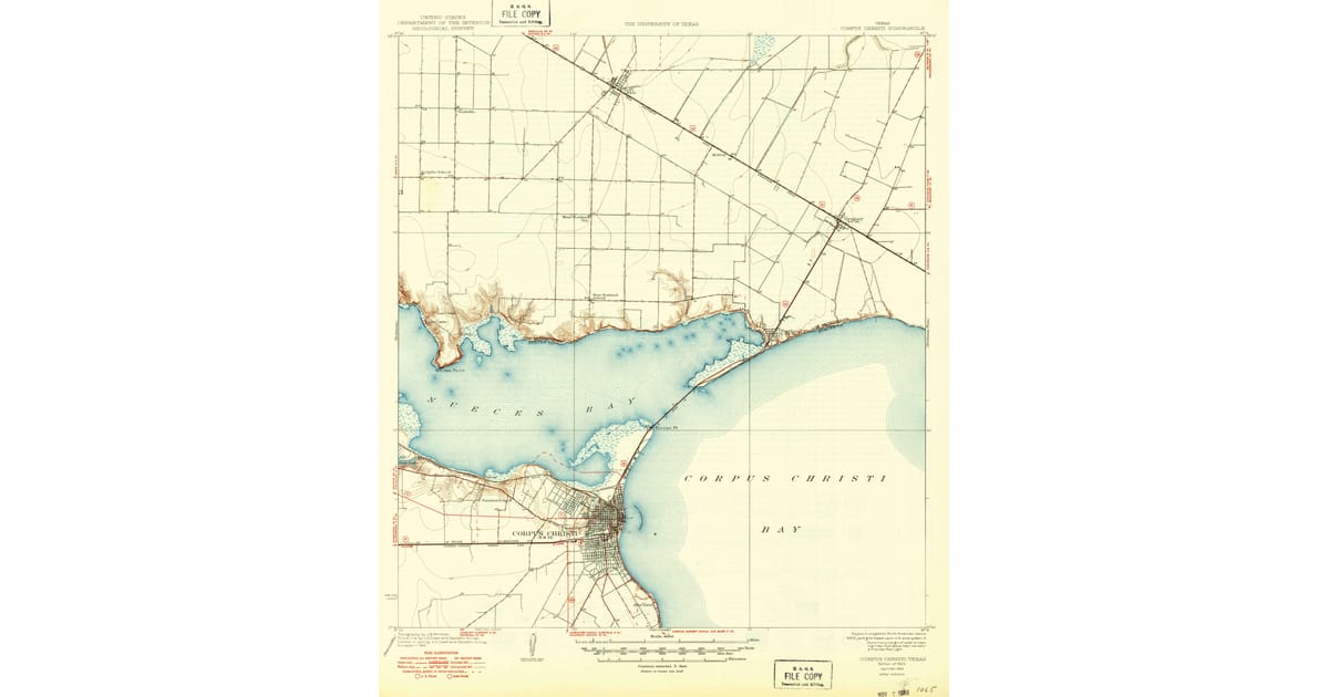 1920s Maps of Portland, TX | Pastmaps