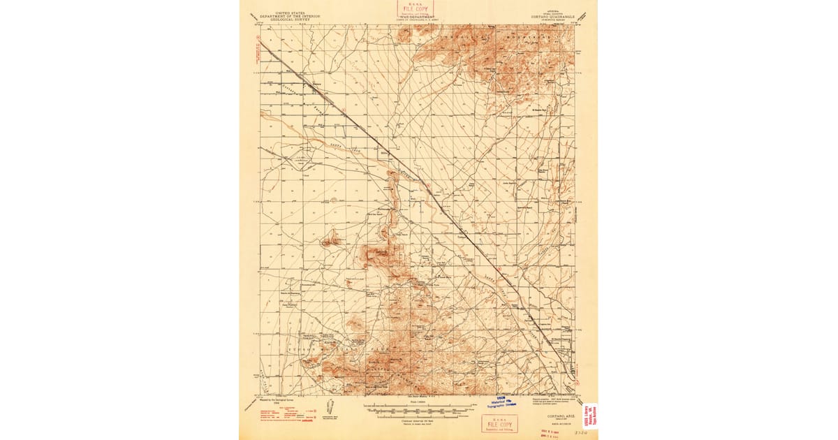 1940s Maps of Picture Rocks, AZ | Pastmaps