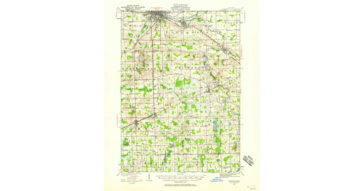 Old Maps of Bennington, Bennington Township | Pastmaps