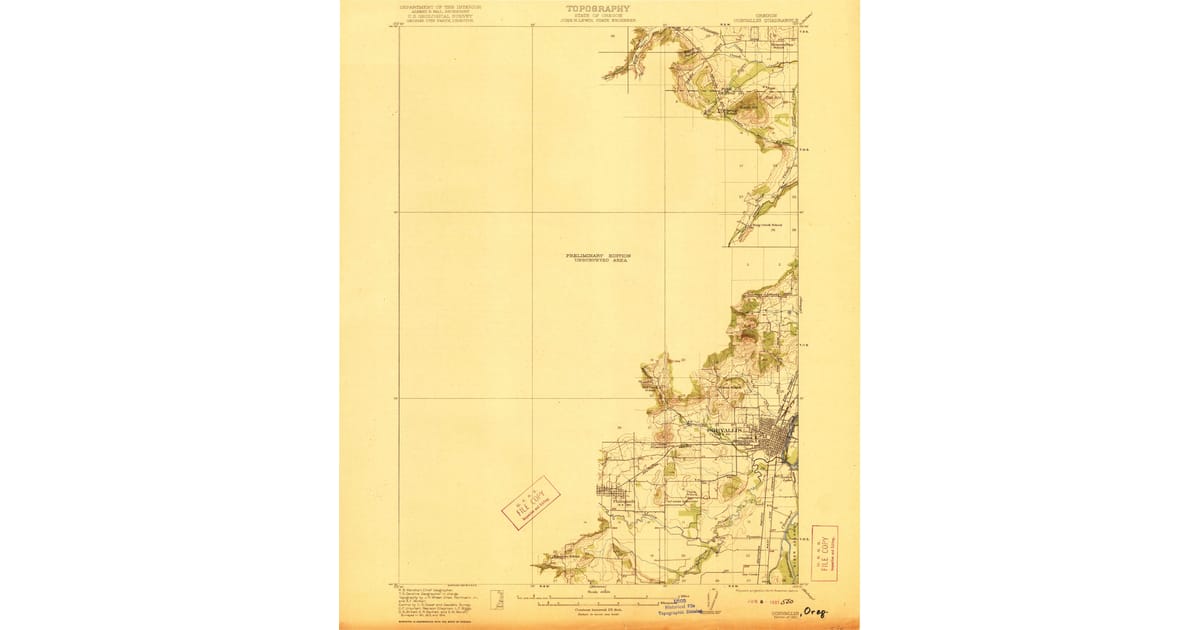 Old Maps of Harris, OR for Academic Research | Pastmaps