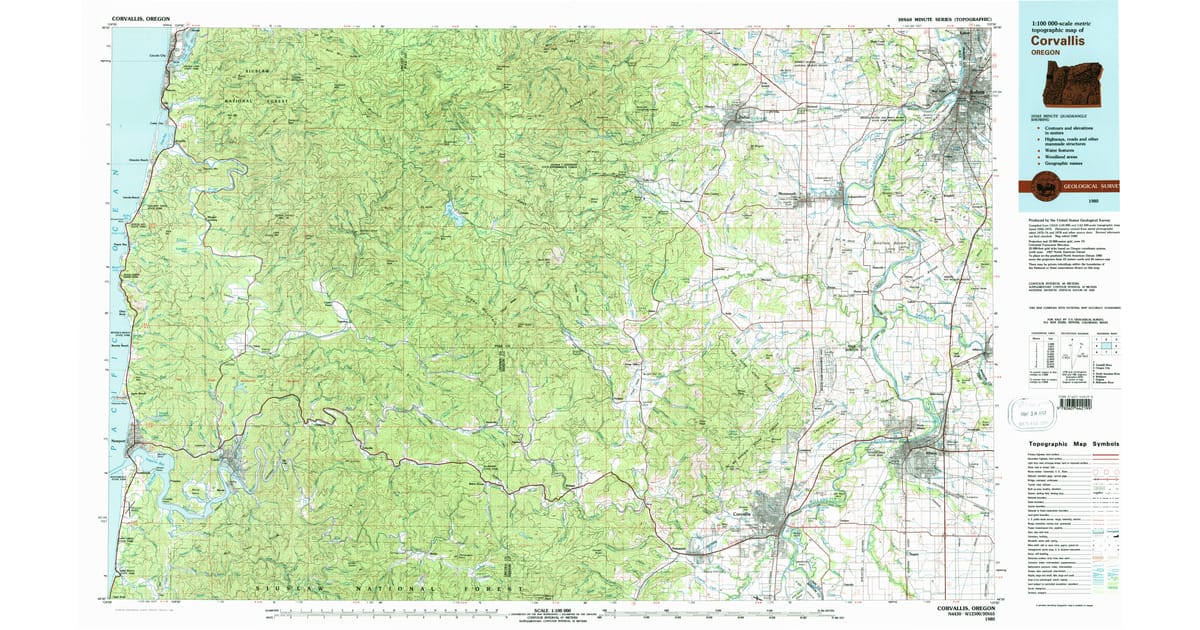 1980s Maps of Albany, OR | Pastmaps