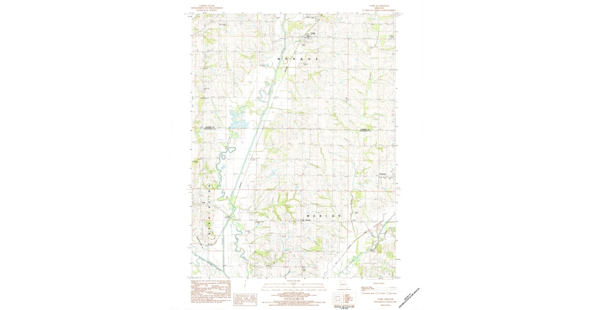 1983 Map of Cosby, MO — High-Res | Pastmaps