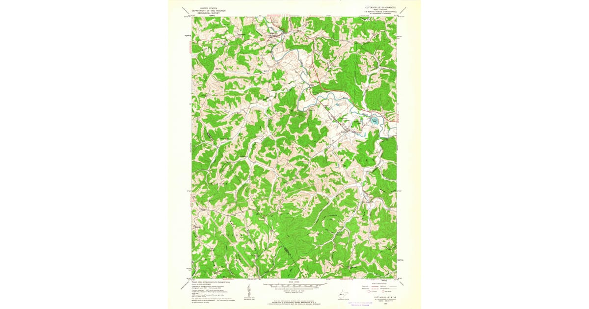 1960s Maps of Jackson County, WV | Pastmaps