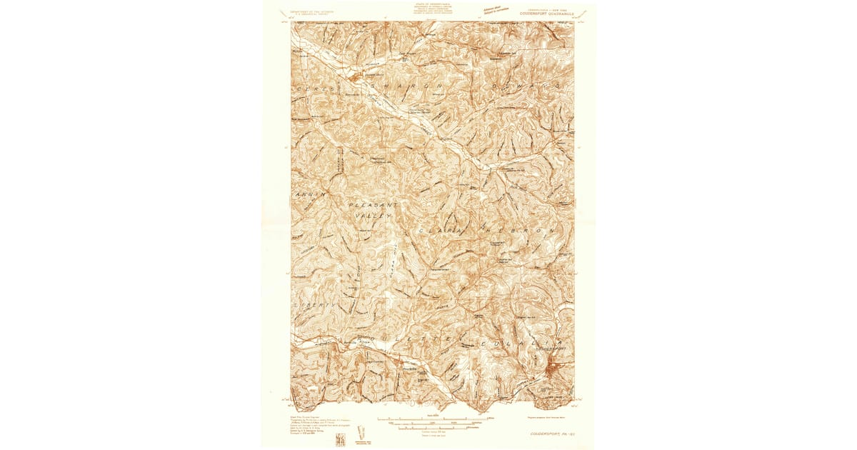 Old Maps of Shinglehouse, PA | Pastmaps