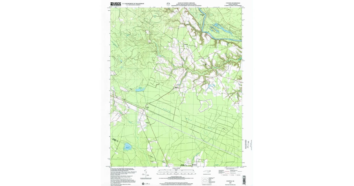 2000-2009 Maps of Council, NC | Pastmaps