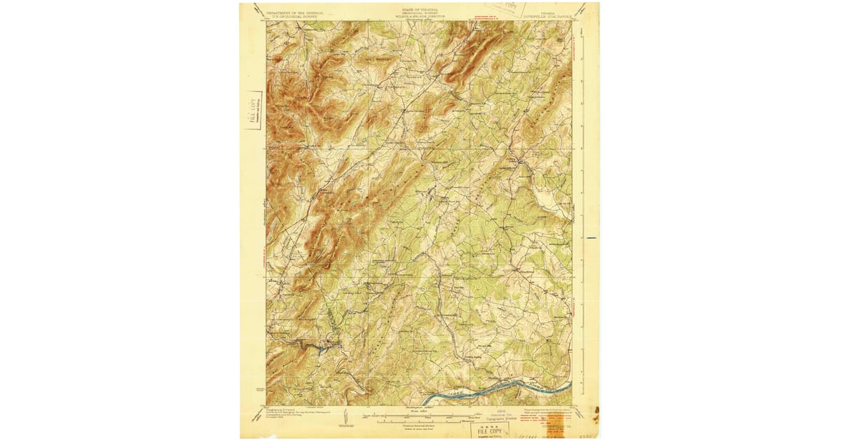 1920s Maps of Faber, VA | Pastmaps