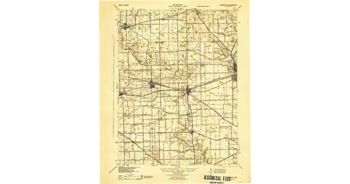 1940s Maps of Piqua, OH | Pastmaps