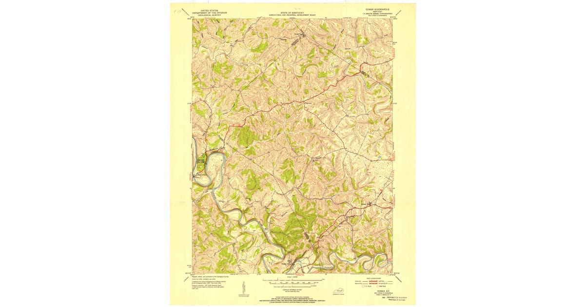 Old Maps of Nicholas County, KY for Academic Research | Pastmaps
