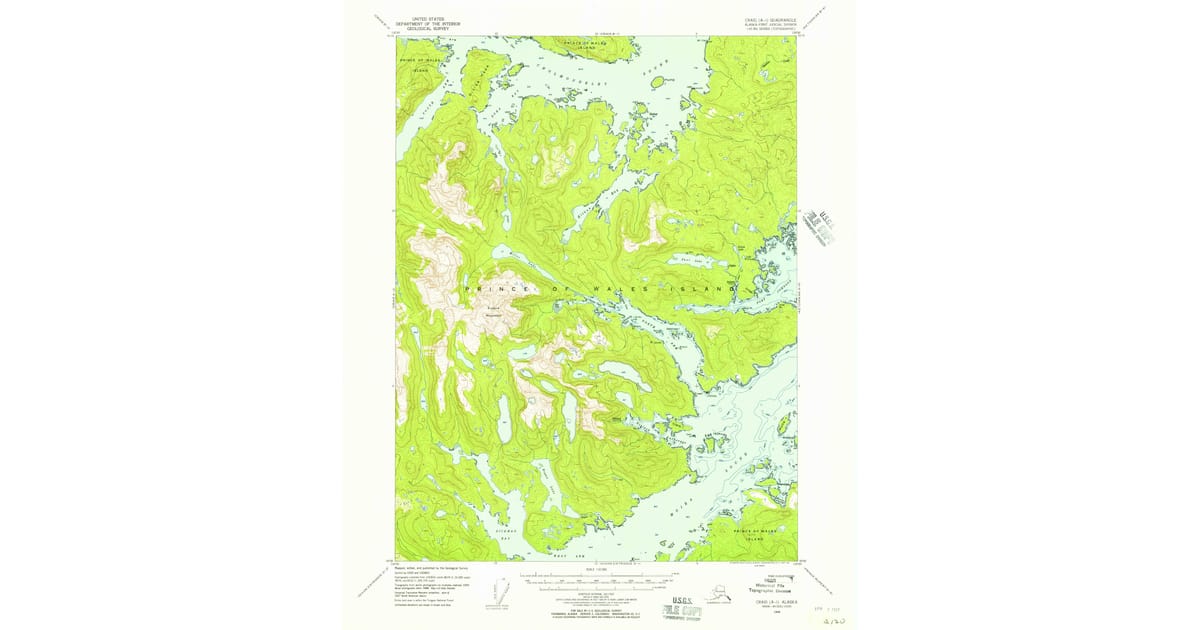 Old Maps of Niblack, AK | Pastmaps