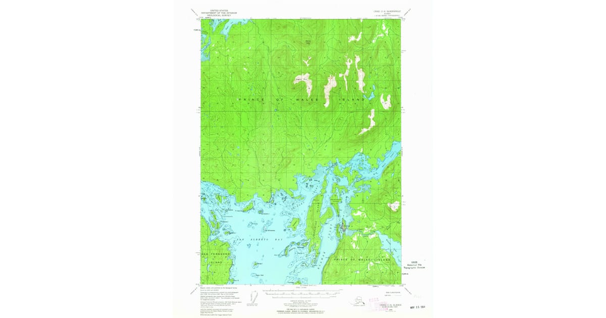 Old Historical Maps of Craig, AK | Pastmaps
