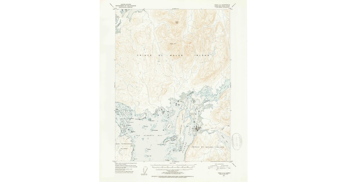 1950s Maps of Klawock, AK | Pastmaps