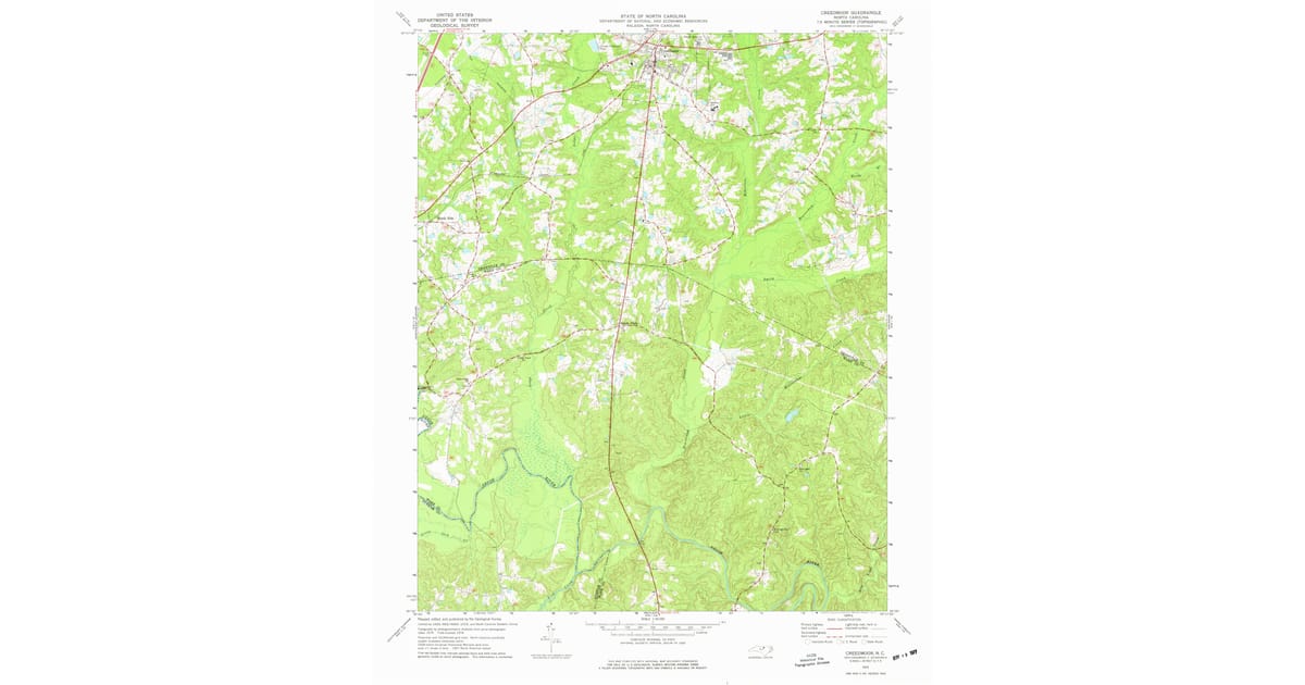 1970s Maps of Faye & Michael J Riggs, Wake County | Pastmaps