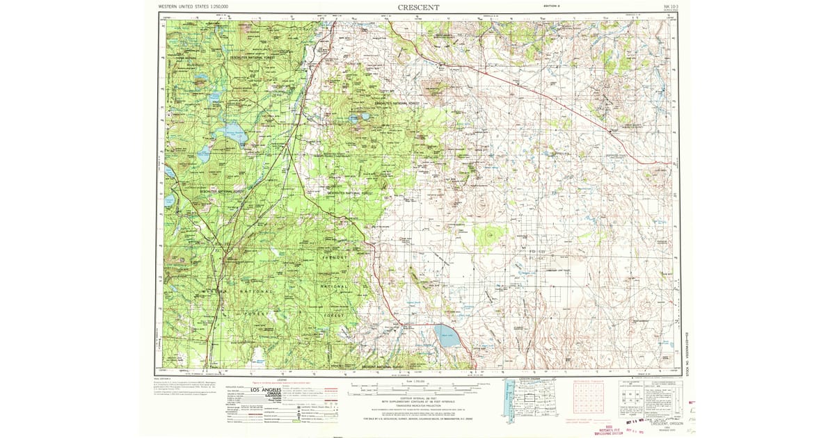 1970s Maps of Gilchrist, OR | Pastmaps