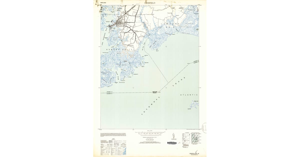 1950s Maps of Mariners, MD | Pastmaps