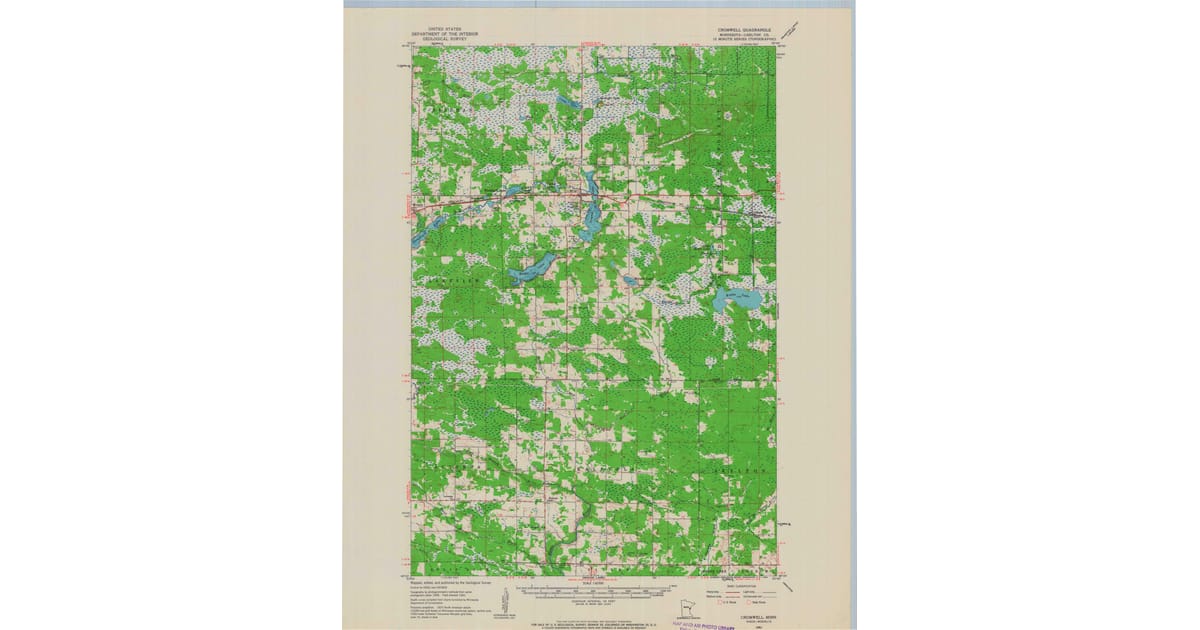 1960s Maps of Carlton County, MN | Pastmaps