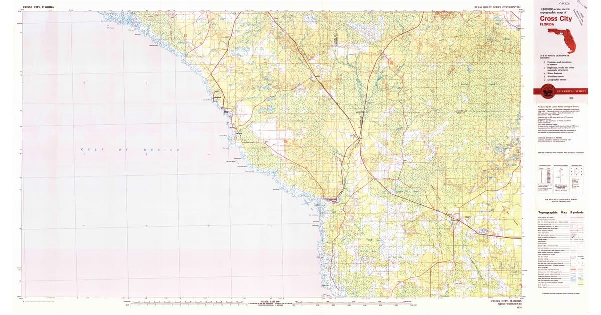 1970s Maps of Broscan, FL | Pastmaps