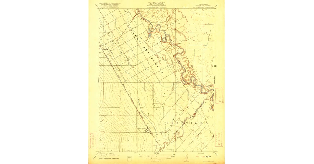 Old Maps of Crows Landing, CA | Pastmaps