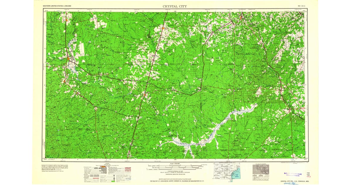 1960s Maps of Frio County, TX | Pastmaps