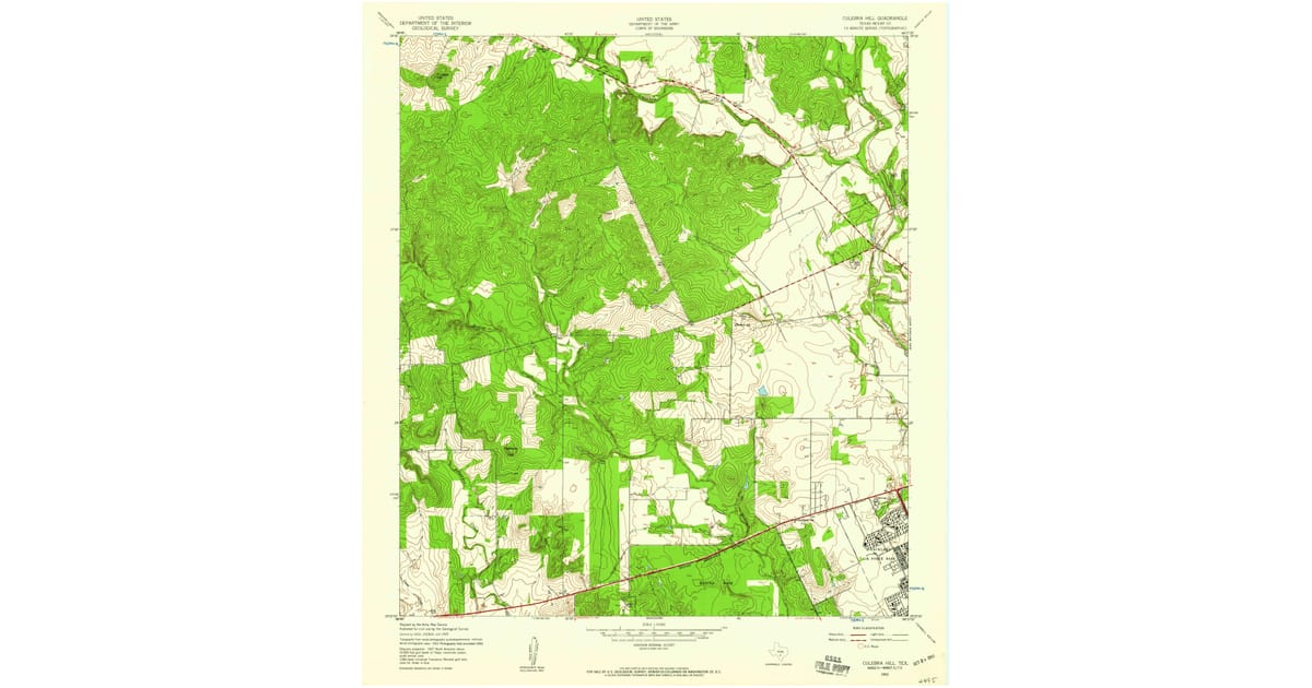 1950s Maps of Waters Edge, San Antonio | Pastmaps