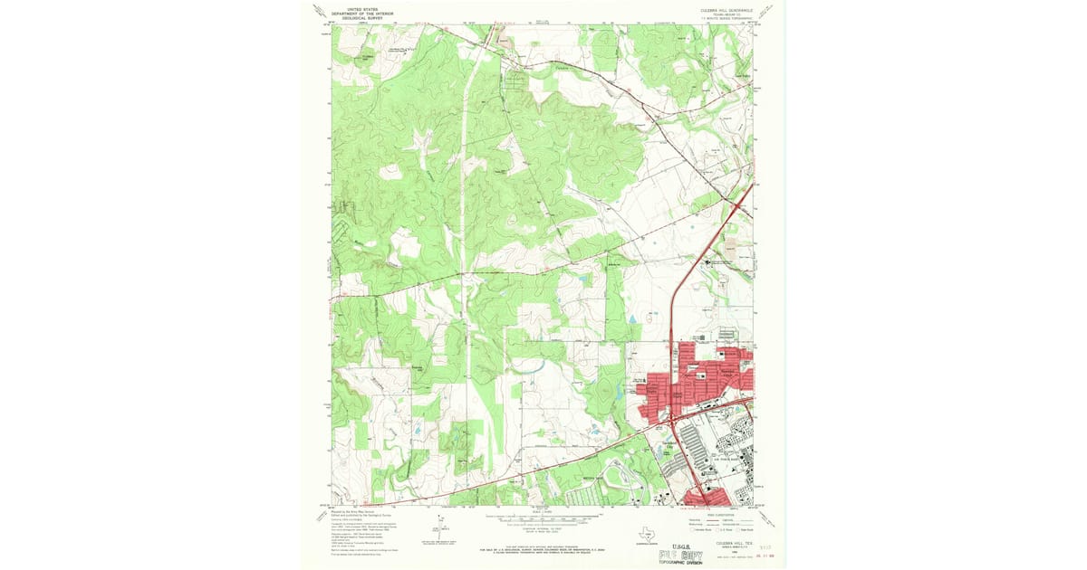 1960s Maps of Santa Maria, Bexar County | Pastmaps