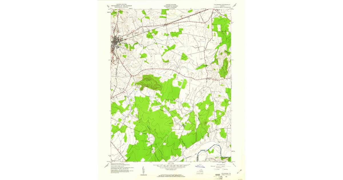 1900s (20th Century) Maps of Stevensburg, VA | Pastmaps