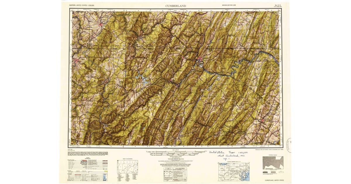 1950s Maps of Kendall, MD | Pastmaps