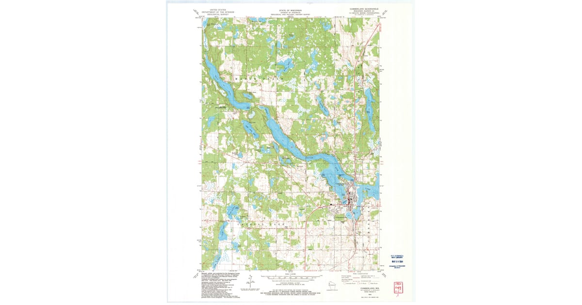 1980s Maps of Crystal Lake, WI | Pastmaps