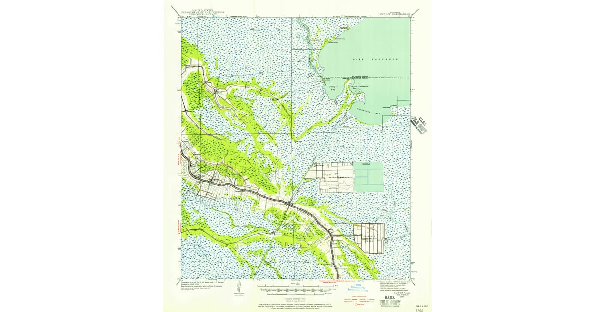 1900s (20th Century) Maps of Larose, LA | Pastmaps