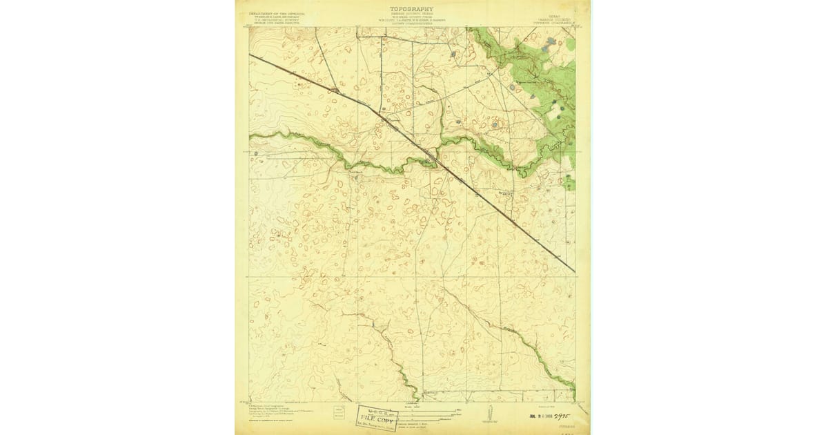 1918 Map of Cypress, Harris County, TX — High-Res | Pastmaps
