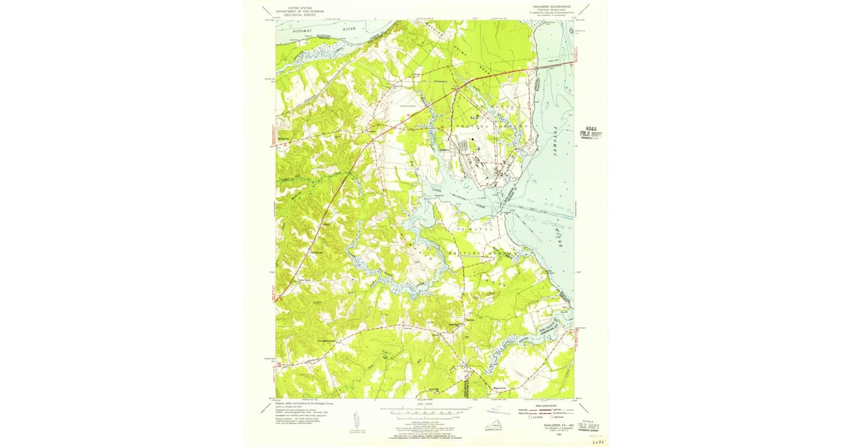 1950s Maps of Ninde, VA | Pastmaps