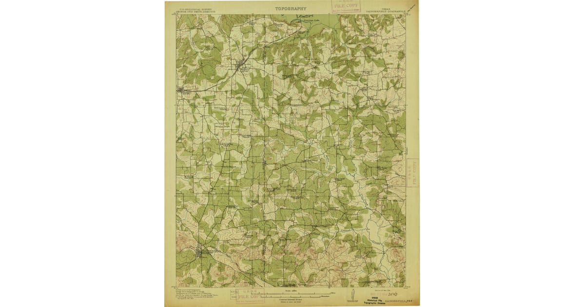 Old Maps of Omaha, TX for Genealogy | Pastmaps